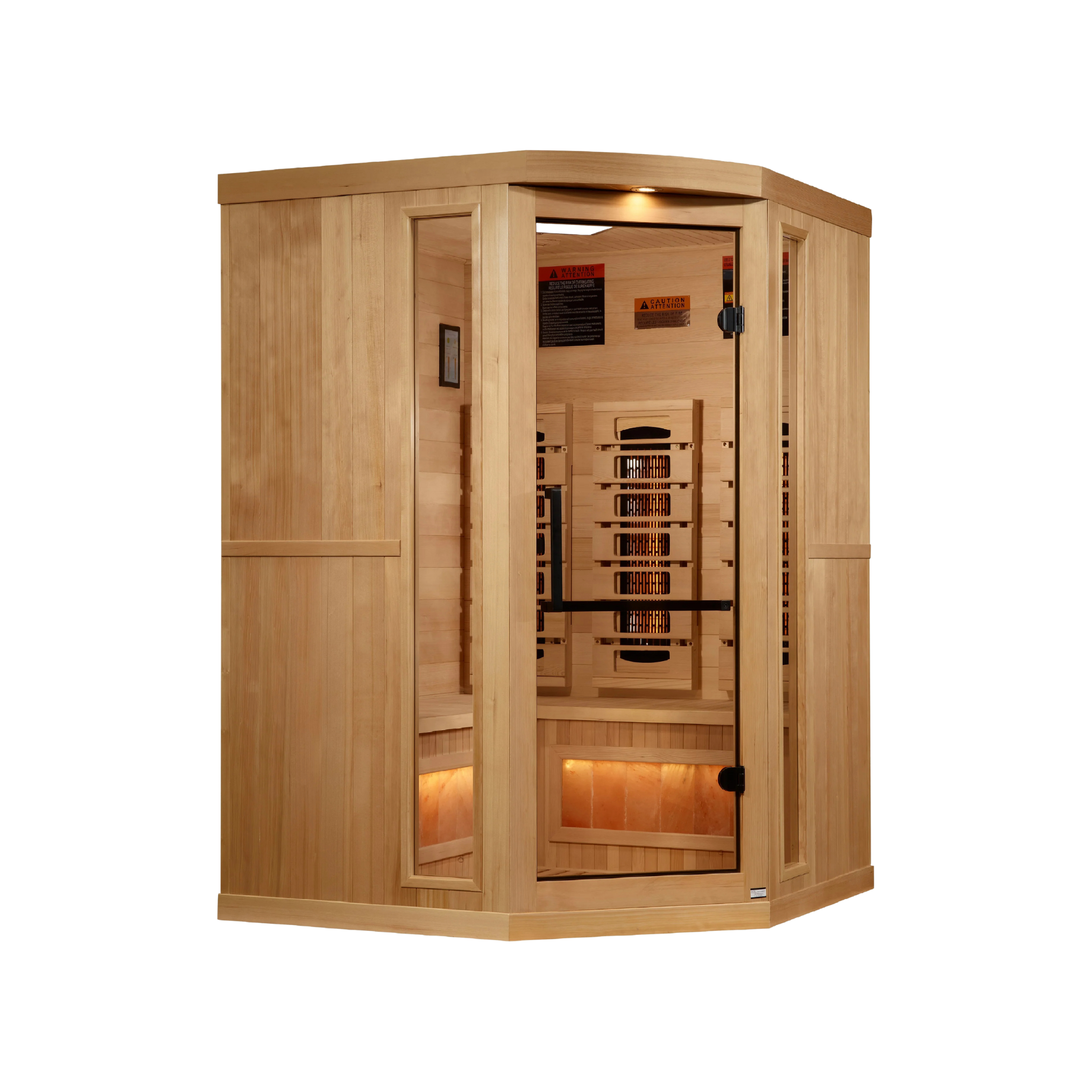 Himalayan Salt Infrared Sauna 3-Person L – Cold Plunge Guys